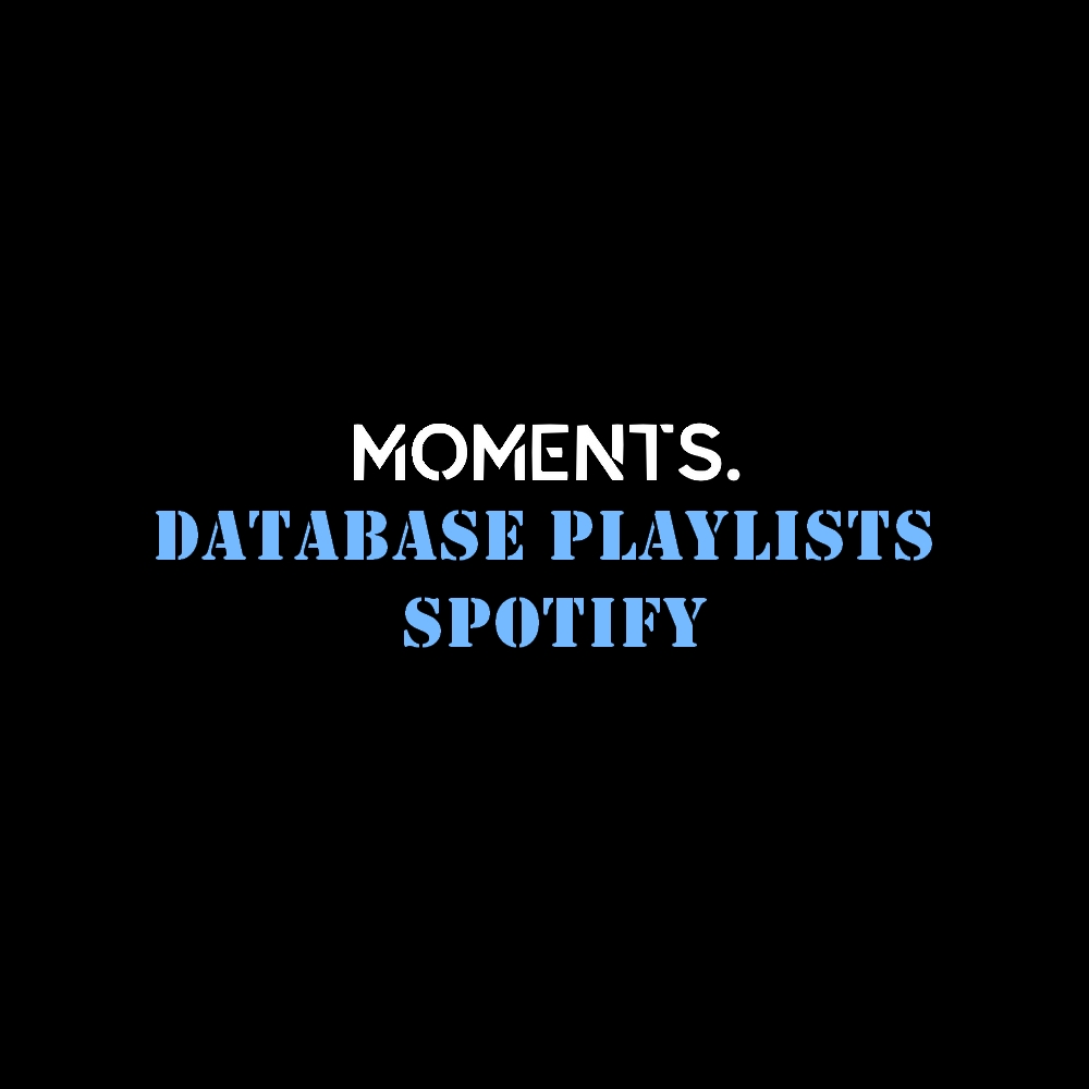 Database Curators de playlists Spotify via Payfacile